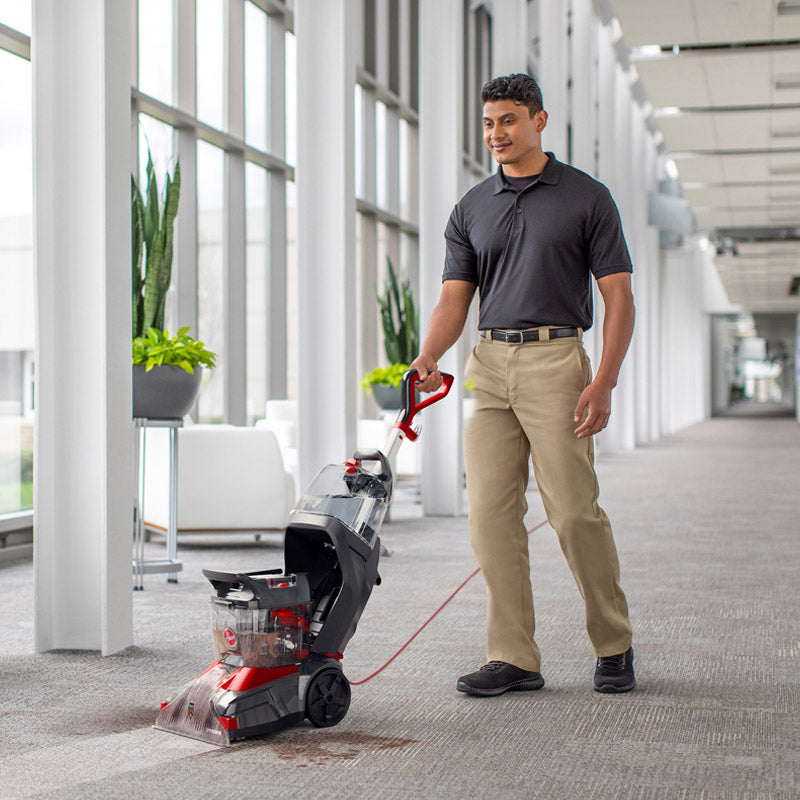 Hoover Commercial Powerscrub Spot Cleaner Vac, CH68000 – Red Vacuums