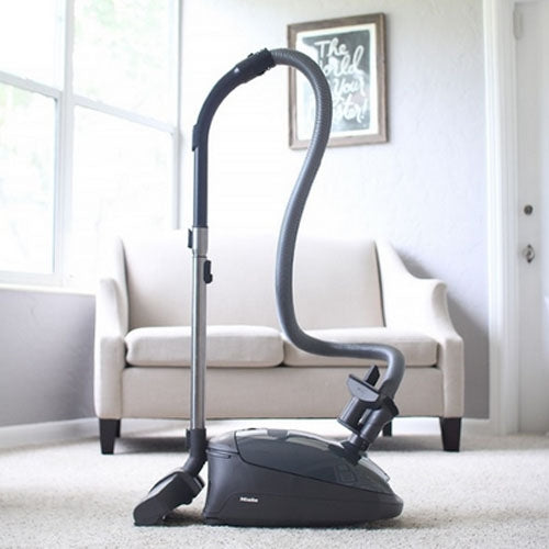 Aspiradora de recipiente Miele Classic C1 Capri, color gris lava, con ...