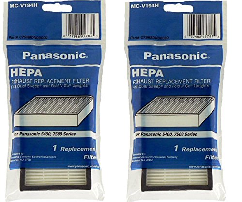 Panasonic Filter, HEPA Exhaust V7500 Series 9658/973/773/775 OEM Part ...