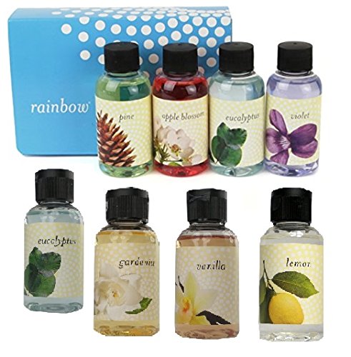 Ultimate Rainbow Fragrance Custom Edition 8 Pack-Violet, 2 Eucalyptus ...
