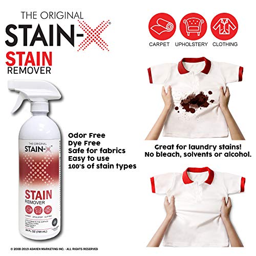 Stain-X Multi-Purpose Stain Remover - 8 oz (40008) Part 40812-24S, 400 ...