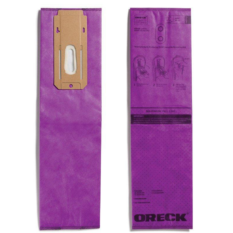 Oreck Type CC Bags, Superior Filtration, 6pk, Part AK1CC6H – Red Vacuums